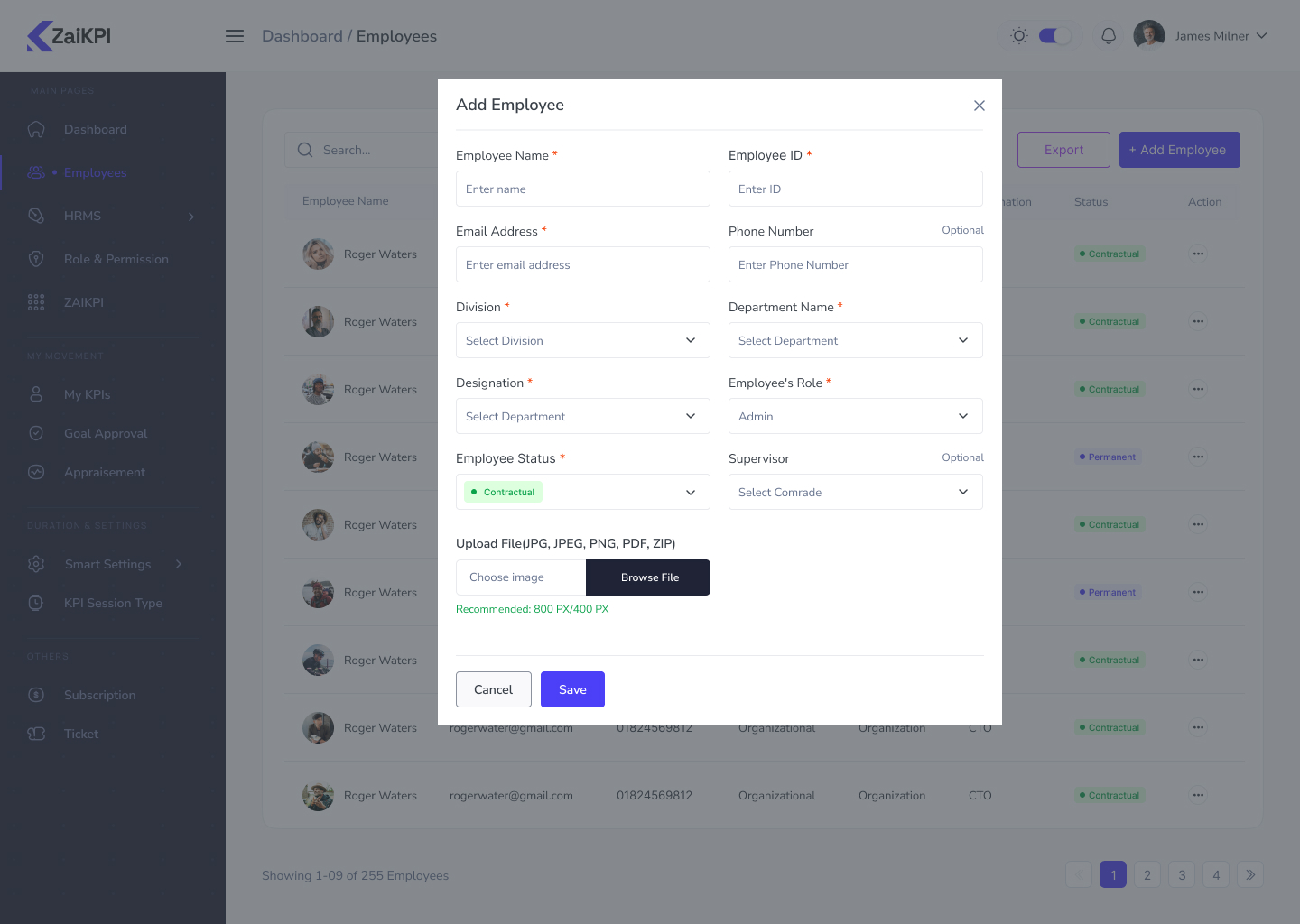 ZaiKPI - KPI (Key Performance Indicator) Management Laravel Script. by zainiktheme
